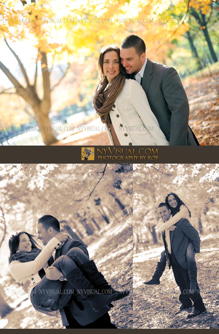 Central Park Engagement Session || Fall Couples Portrait Photography ...