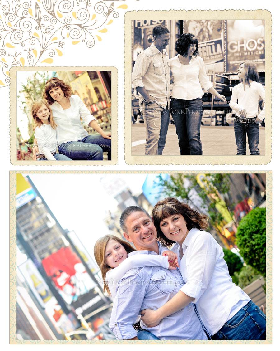 New York City Family Portraits - Times Square - New York Photographer ...